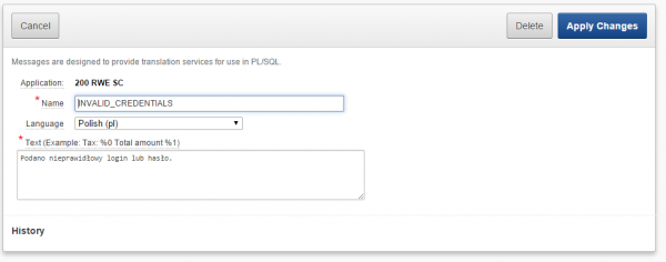 Translating Oracle APEX messages – it’s easy! - Pretius