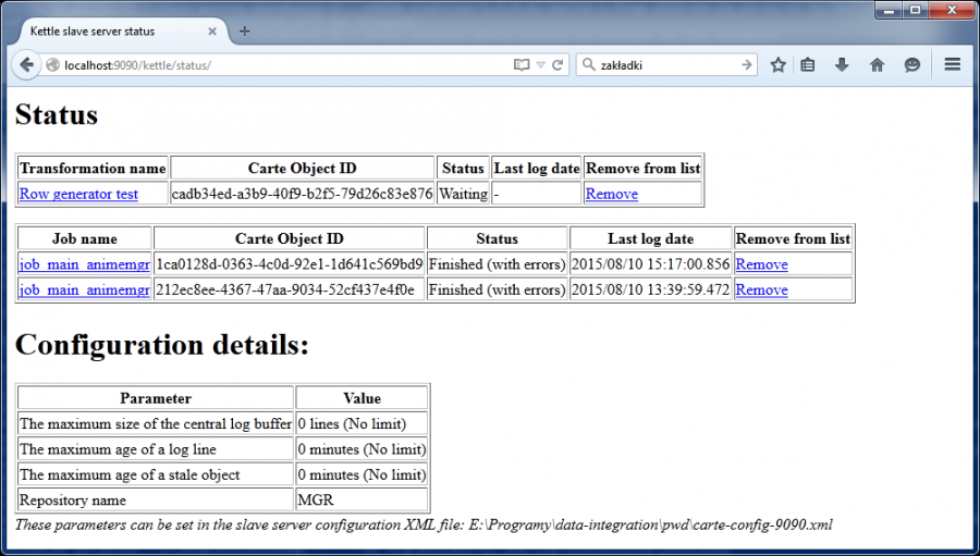 How to integrate Pentaho DI with web application? - Pretius