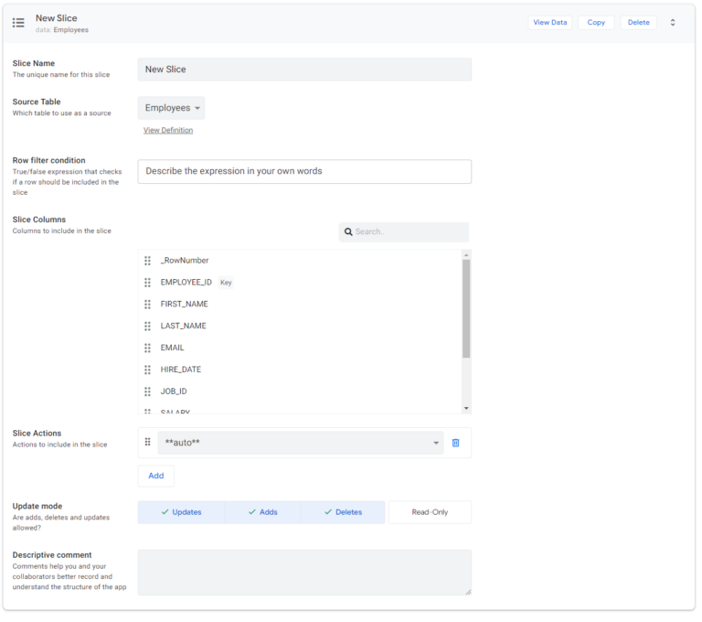 How to use AppSheet: A guide to Data tab sections - Pretius