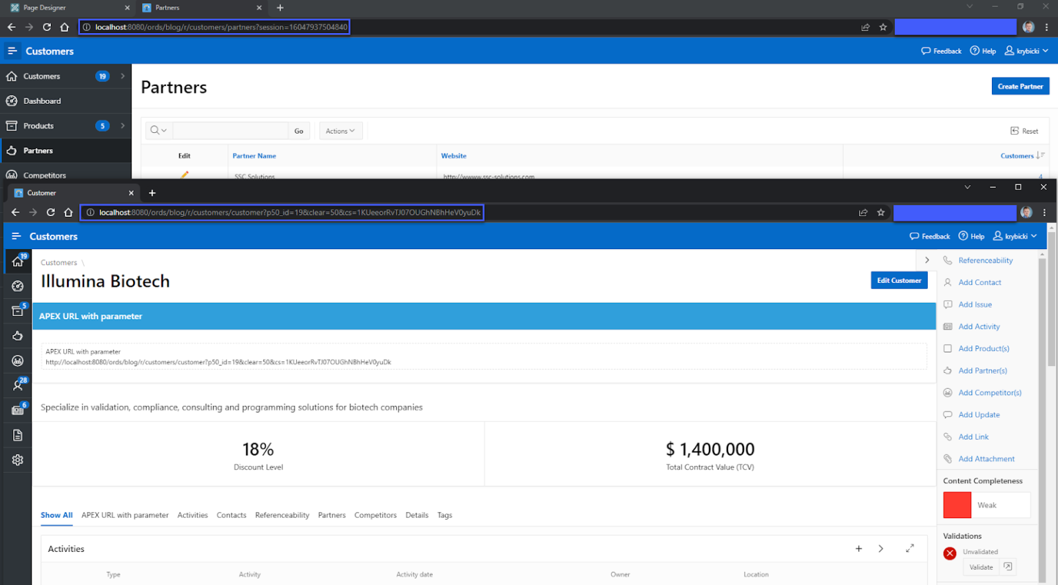 APEX application links – How not to lose an active session - Pretius