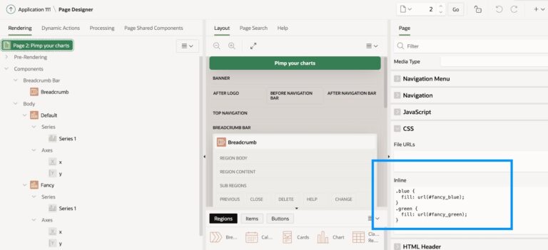 Oracle APEX charts: How to make them look better using linear gradients ...