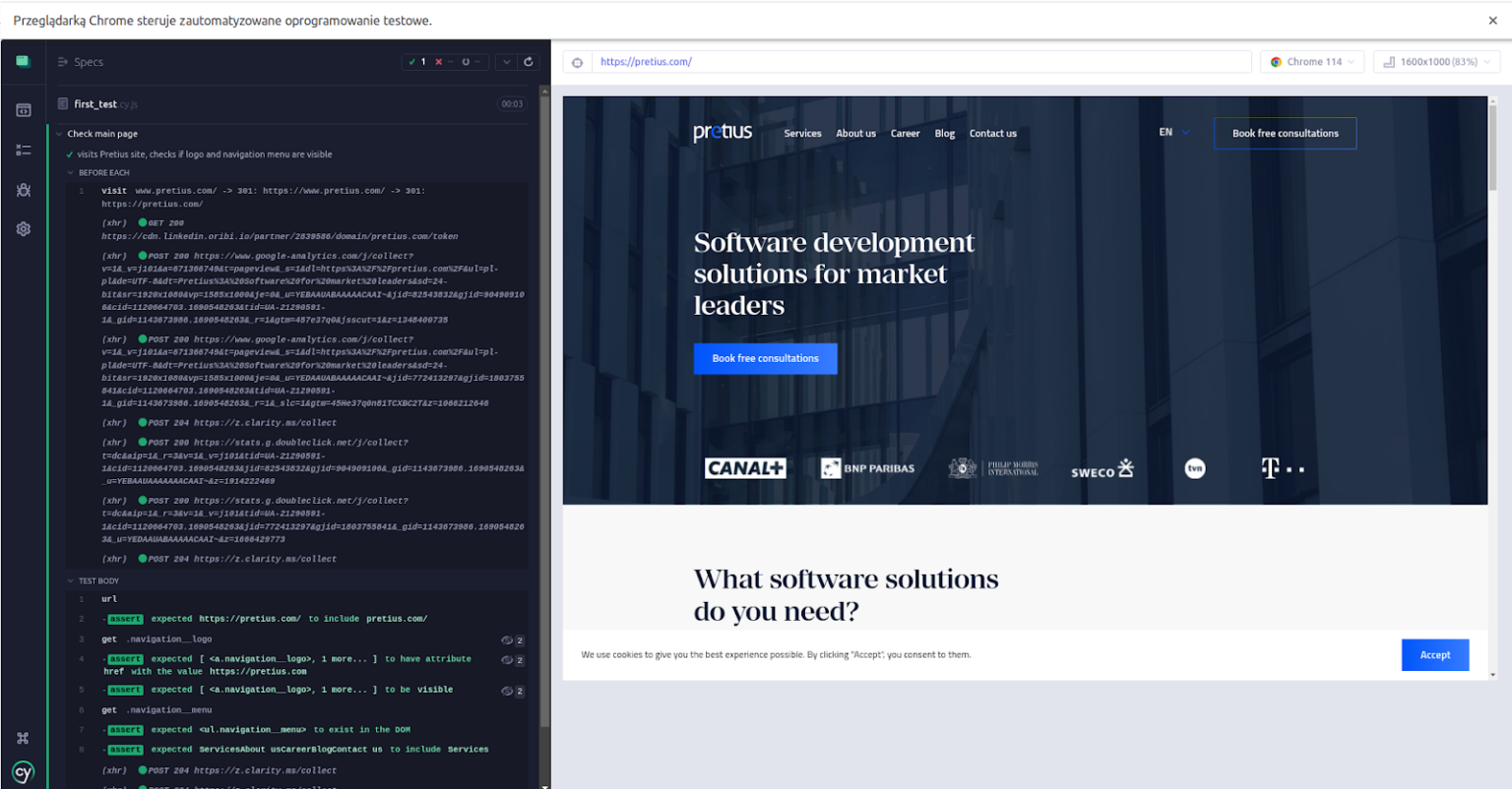 Cypress E2E testing: Overview of the essential functions and sample ...