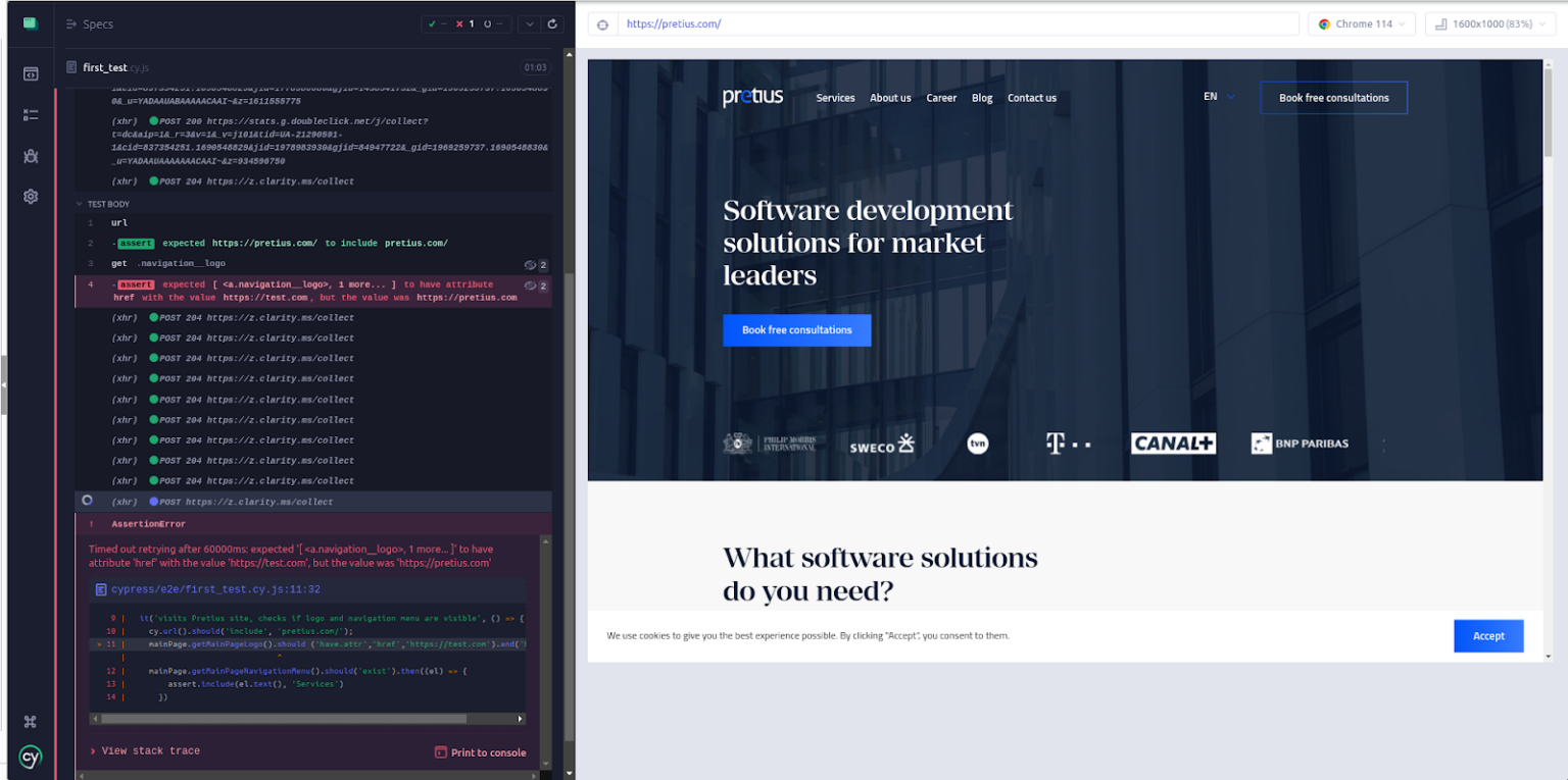 Cypress E2E testing: Overview of the essential functions and sample ...