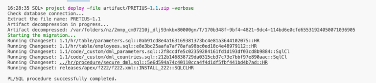 Oracle Sqlcl Project Command The Only Cicd Tool For Apex You Need Pretius