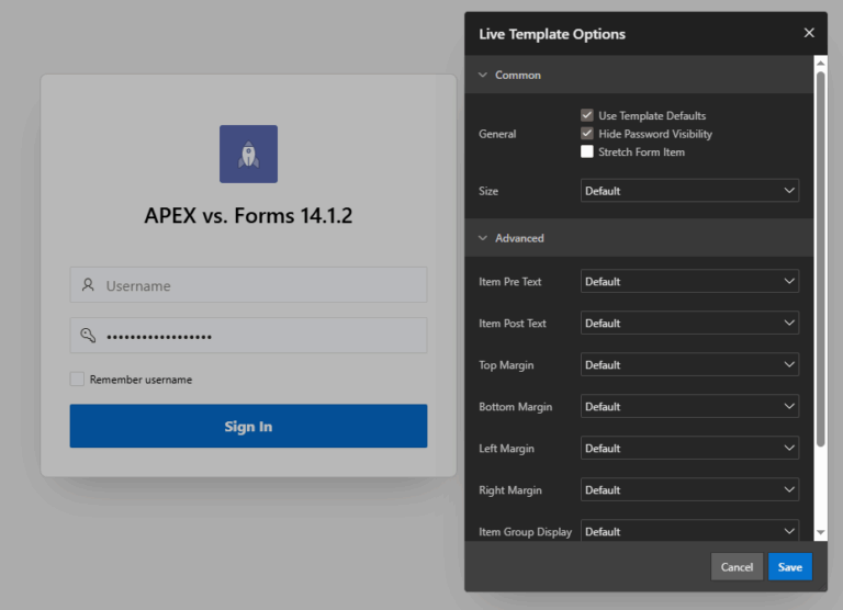 Recreating the Oracle Forms 14.1.2 new features in Oracle APEX - Pretius
